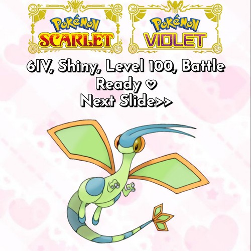 Pokémon Scarlet and Violet Shiny Flygon W/ Best 6IV Customizable | eBay