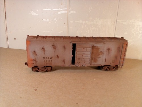 HO Athearn Mantua ? Boxcar MOW Weathered | eBay