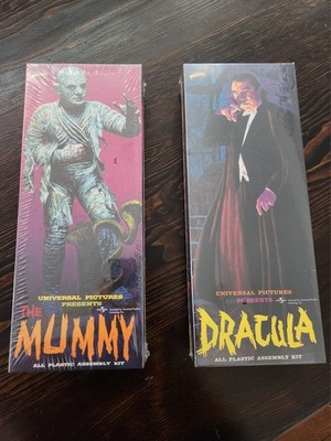 Polar Lights/Aurora Dracula And Mummy "Twofer" Model Kits Sealed ...