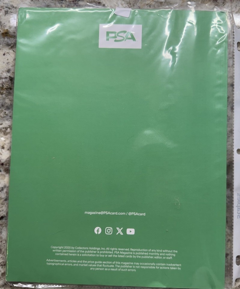 Veefriends PSA Magazine Black Cat Y2K Variant Green Cover /100 May 2025 ...