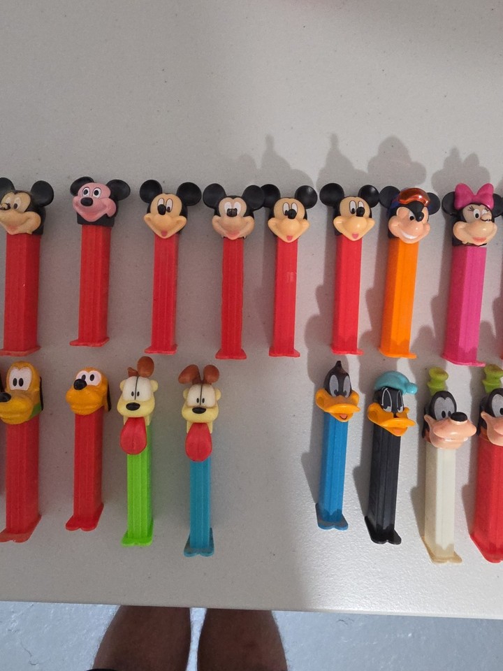 PEZ Figure Disney Mickey Mouse Donald Duck Lot Of 32 Mini Goofy Etc | eBay