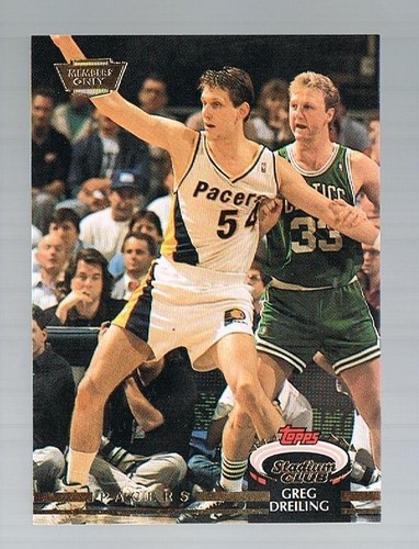 1992-93 Topps Stadium Club - Greg Dreiling #24 Members Only for sale ...