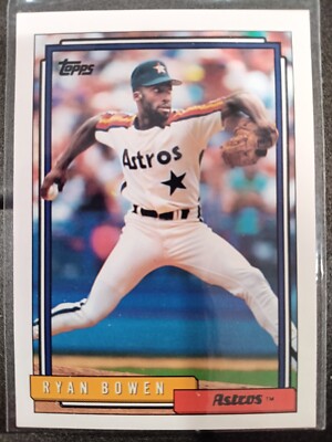 RYAN BOWEN HOUSTON ASTROS 1992 TOPPS BASEBALL CARD #254 | eBay