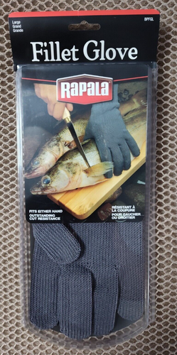 Rapala Cut Resistant Fillet Glove - Size Large ~ Fits Either Hand~NWT ...