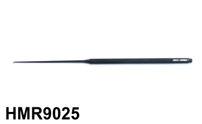 HOOK MICRO EAR SHARP TIP 90DEG 2.5MM BLACK FINISH ENT INST HMR9025 | eBay