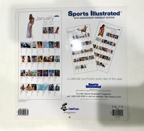 5 SPORTS ILLUSTRATED Swimsuit Calendars 1991 1993 1996 1997 20004 | eBay