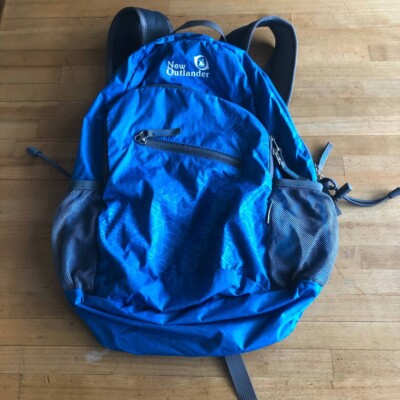 New Outlander Super Lightweight Backpack Blue Outdoor Hiking Camping | eBay