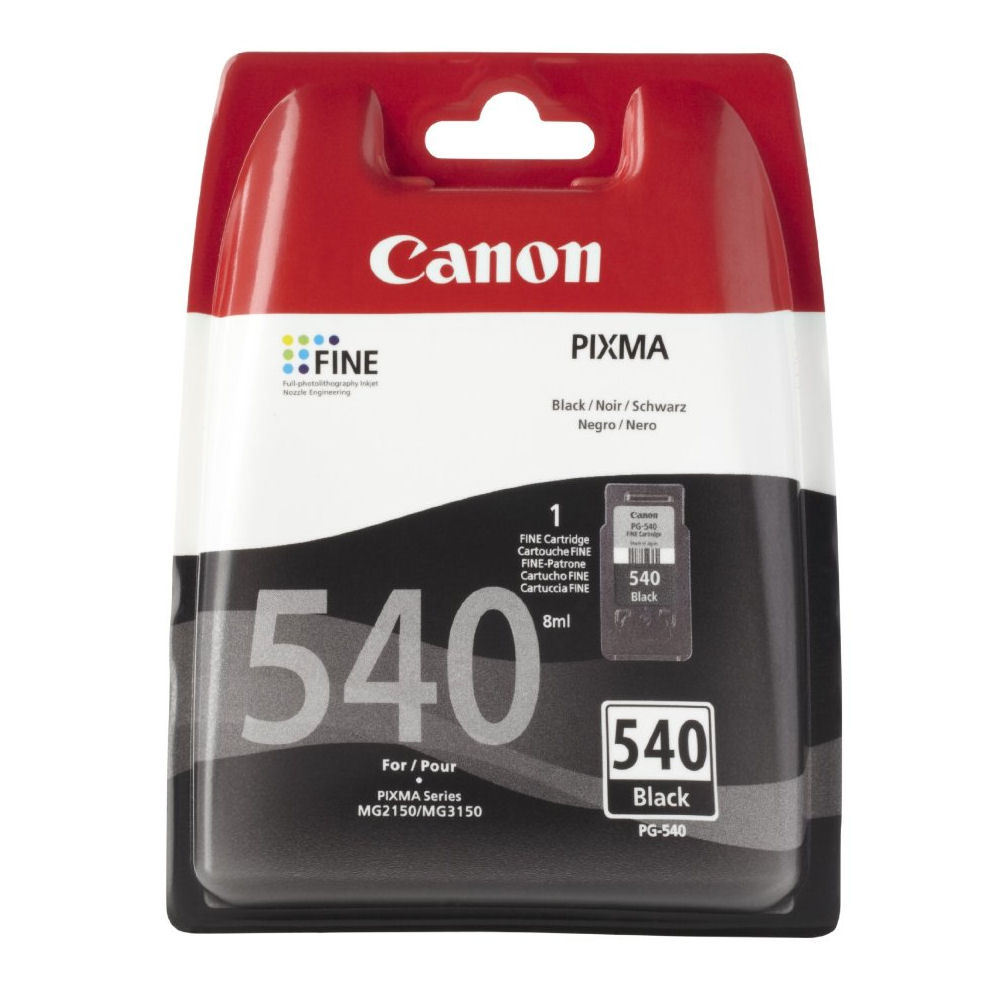 2x Genuine Original Canon PG540 Black Ink Cartridges For PIXMA TS5151 ...