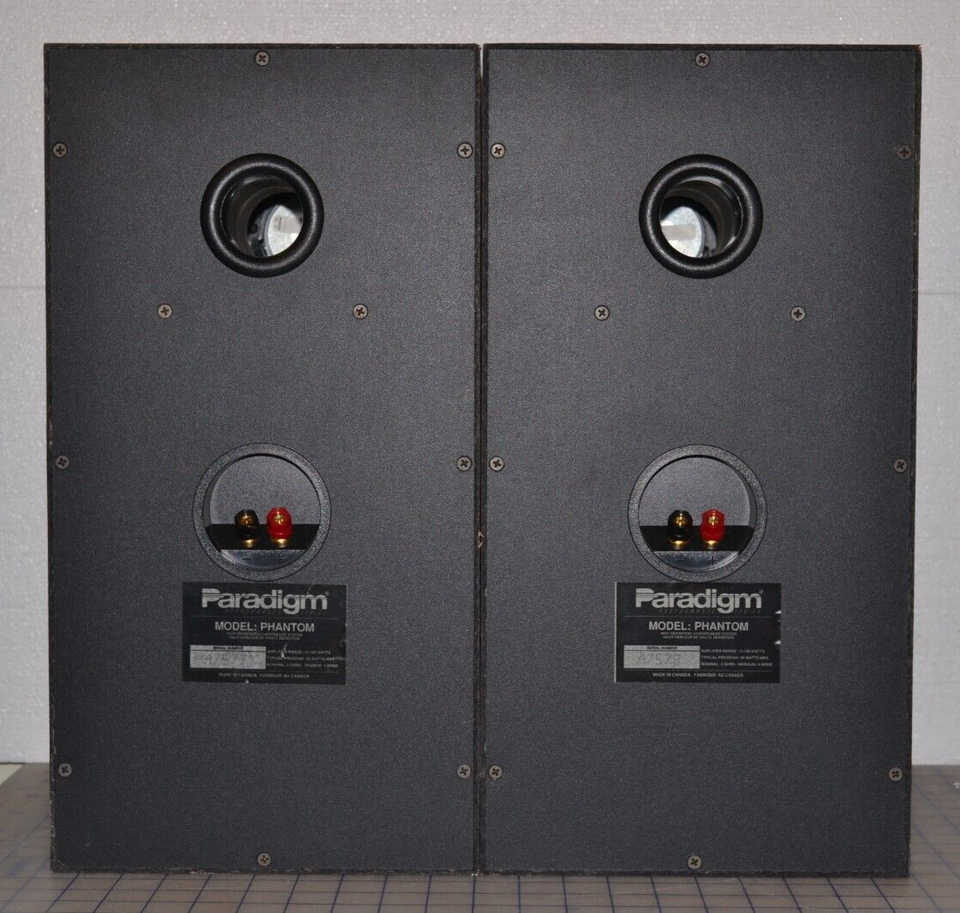 Pair of Paradigm Model Phantom Speakers - Great sound !!! | eBay