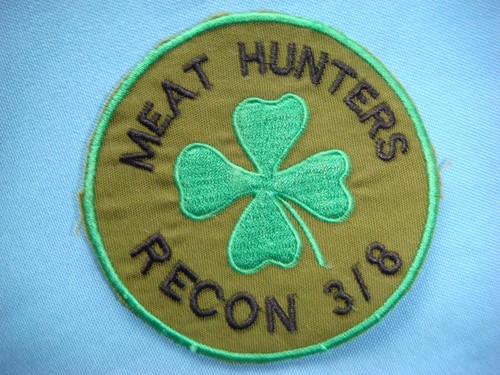 VIETNAM WAR PATCH, US 3rd SQUADRON 8th CAVALRY RGT RECON MEAT HUNTERS ...