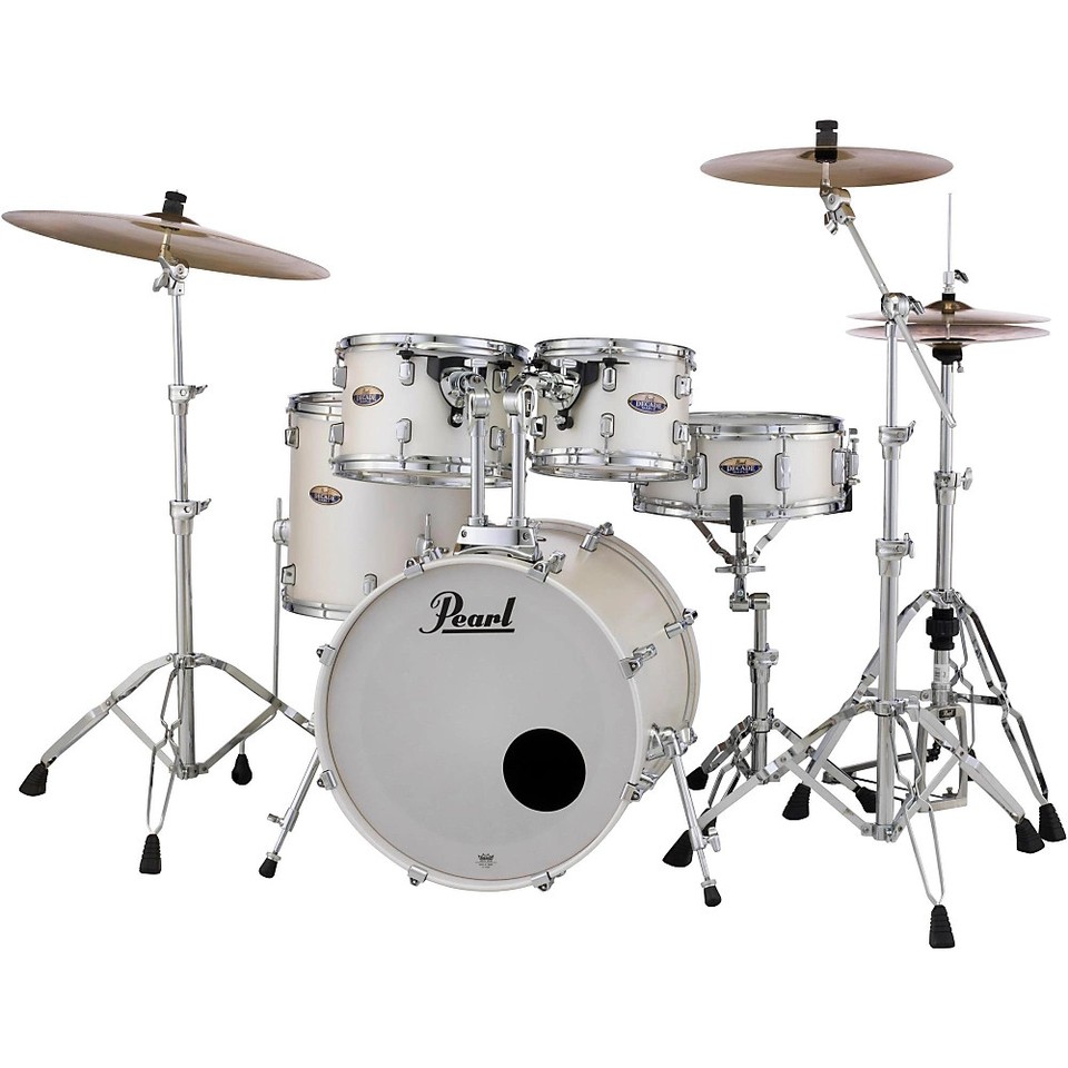 Pearl Decade Maple 5-Piece Shell Pack w/20" Bass Drum White Pearl ...