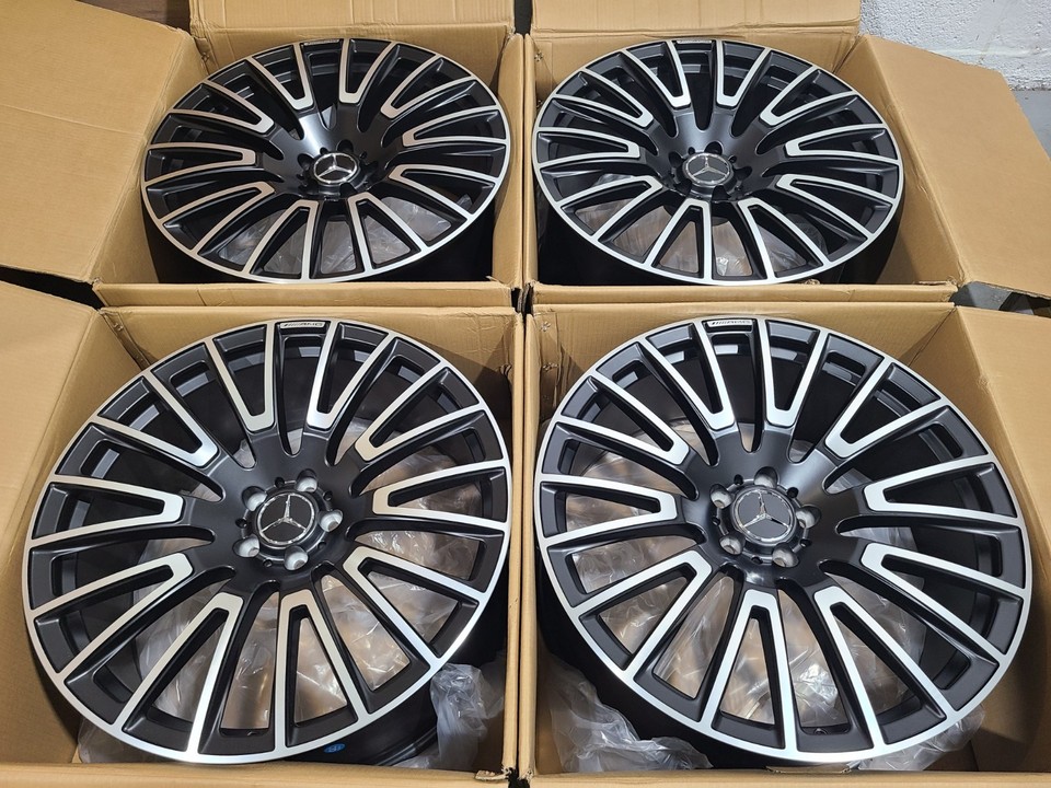 22" Mercedes Benz GLS AMG Wheels Rims GLS450 GLS580 GLE GL SET 4 OEM ...