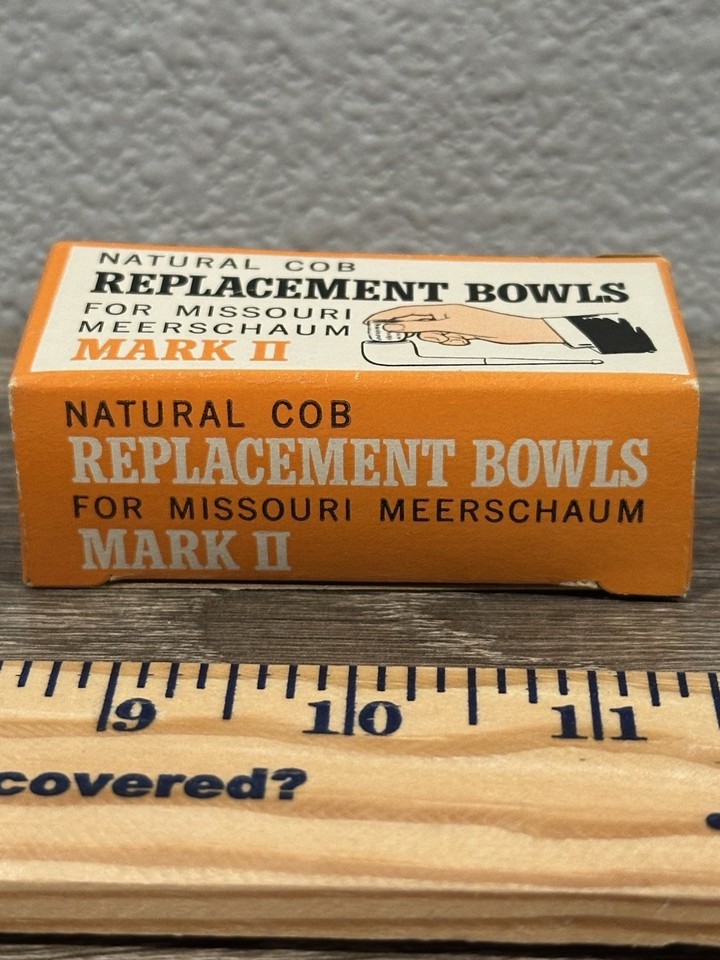 Missouri Meerschaum Mark II Pipe Corn Cob Pipe Replacement Bowls 3 Pack ...