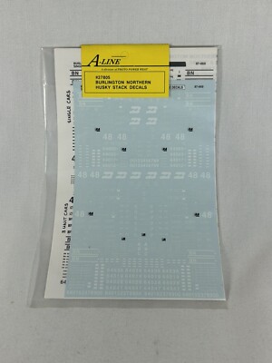 HO A-Line Decals Burlington Northern Husky Stack 27805 | eBay