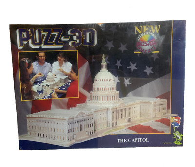 Vintage Wrebbit Puzz 3D - US Capitol Building Brand NEW 718 pieces ...