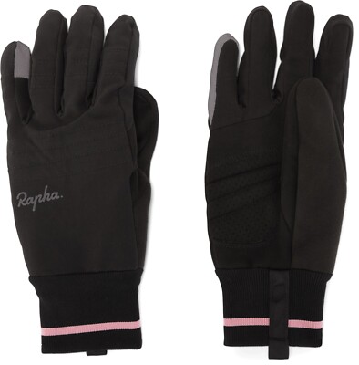 BNWT BLACK PINK RAPHA WINTER CLASSIC CYCLING GLOVES MEDIUM VERY RARE! | eBay