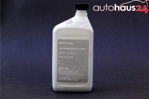 BMW COOLANT / ANTIFREEZE BLUE COLOR 1 LITER 82 14 2 209 769 GENUINE OEM ...