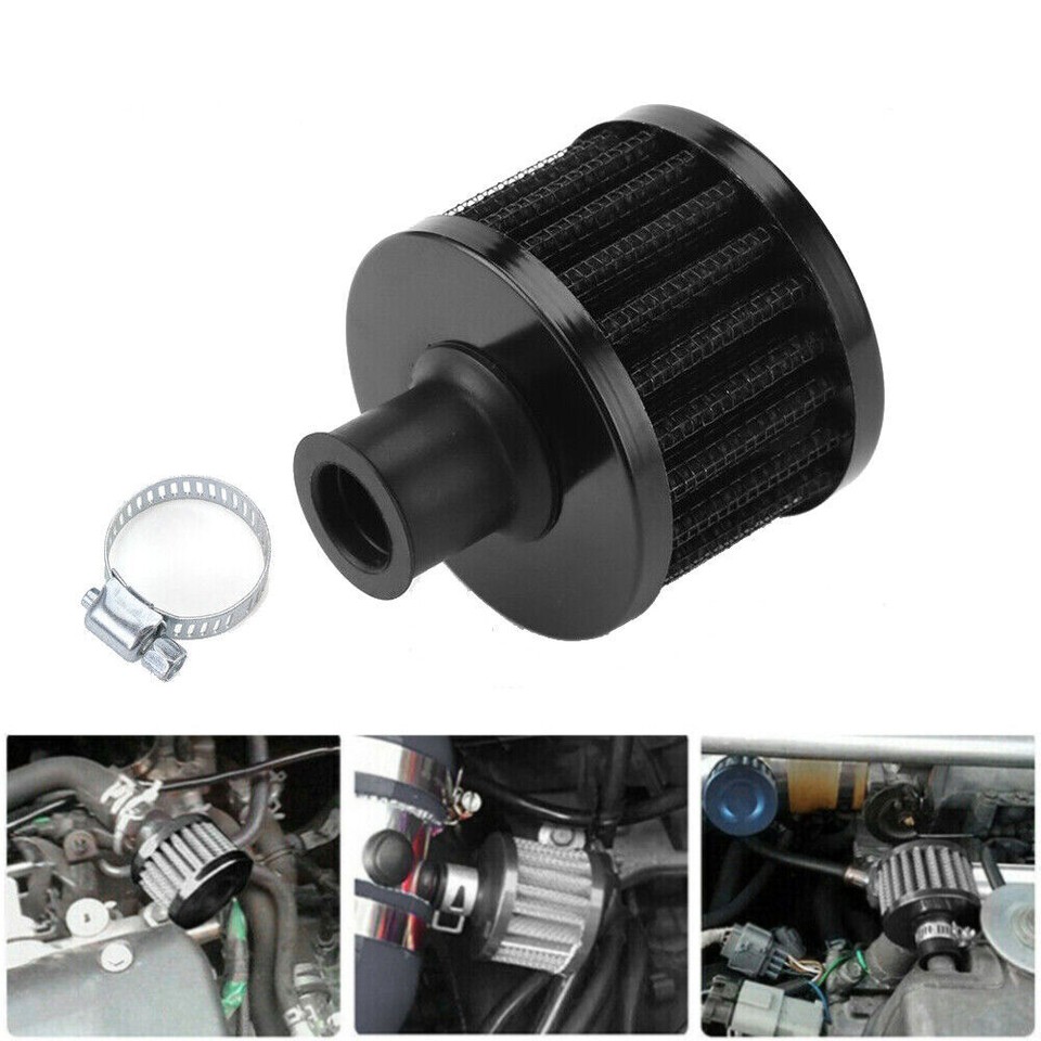 12mm Car Cold Air Intake Filter Turbo Vent Case Car Breather Valve ...
