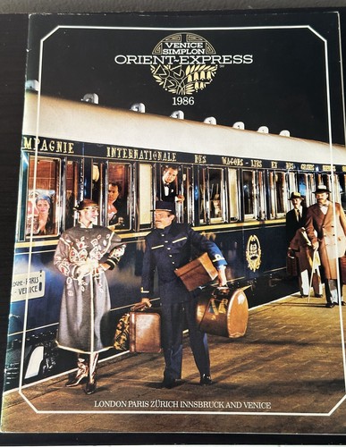 VTG Booklet Orient Express 1986 Travel Agent Marketing 18 Pages W ...