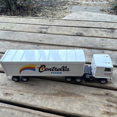 Vintage ERTL Steel 19” Long Centrella Foods Semi Truck & Trailer | eBay