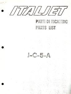 1970's Italjet or Indian JC5A 50cc mini parts book COPY | eBay