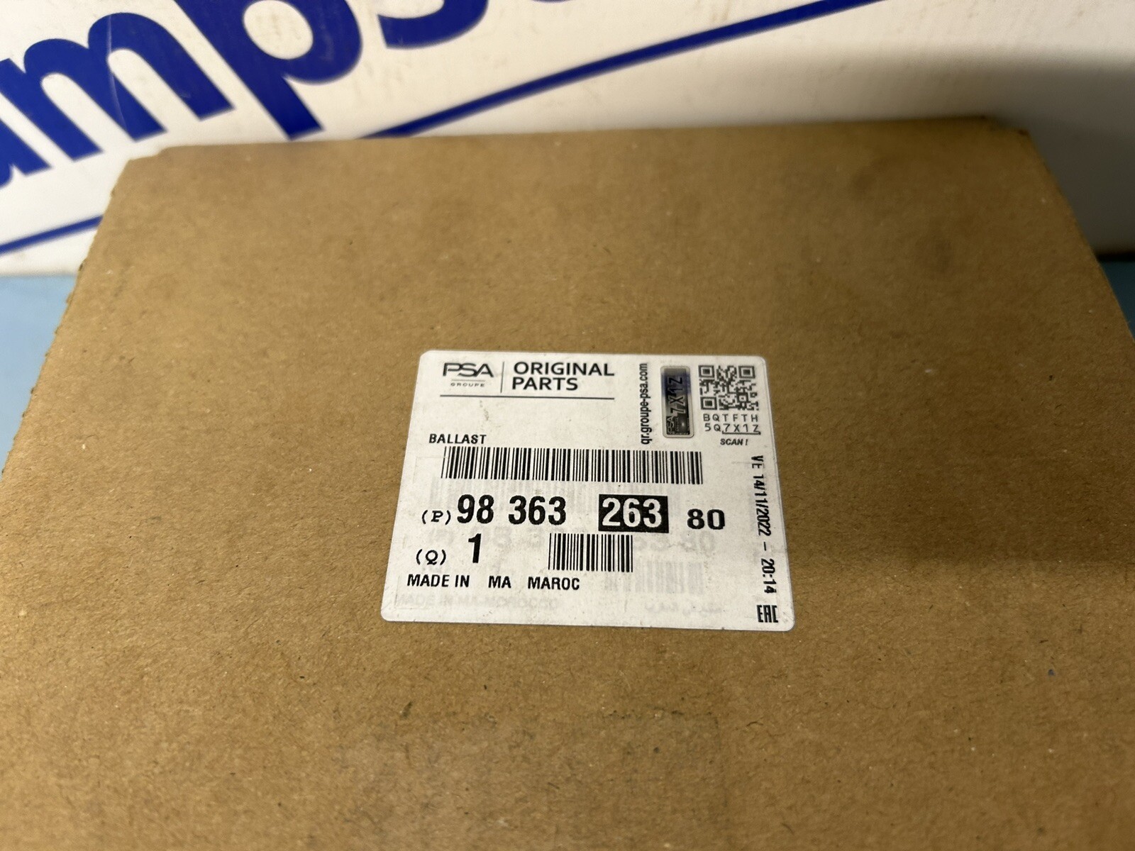 VAUXHALL CITROEN PEUGEOT CORSA F LED HEADLIGHT MODULE NEW GENUINE ...