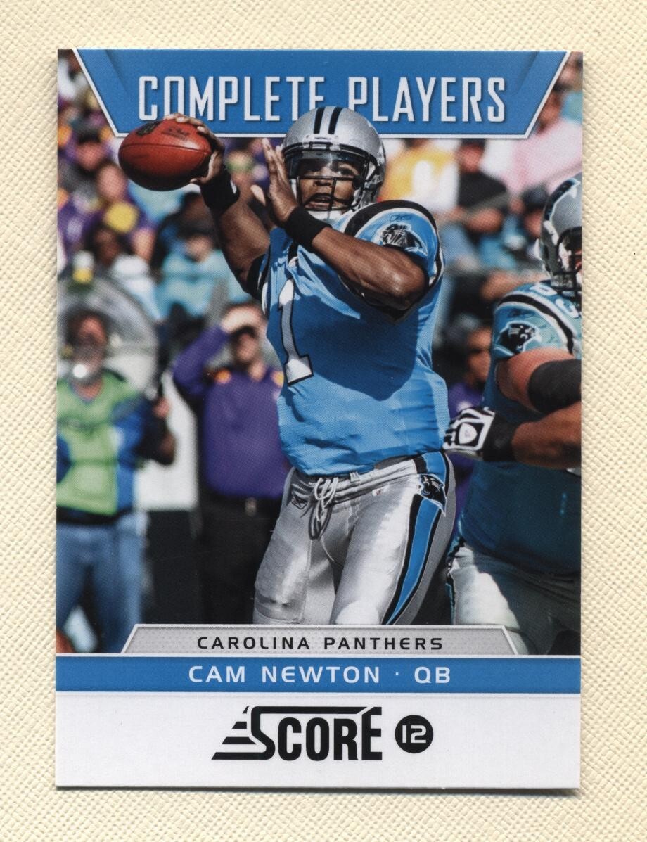 2012 Score Football Complete Players insert Cam Newton (Panthers) | eBay