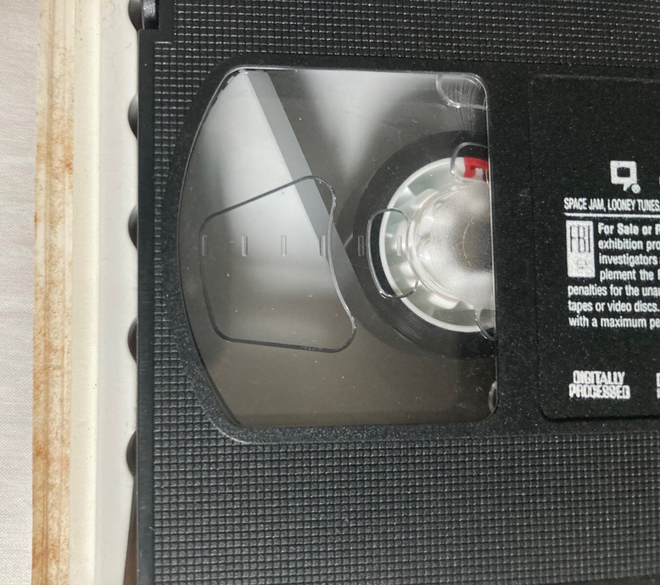 Space Jam VHS Tape 1996 Clamshell Michael Jordan & Bugs Bunny ...