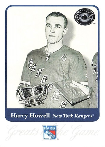 2001 Fleer Greats of the Game Harry Howell 58 New York Rangers | eBay