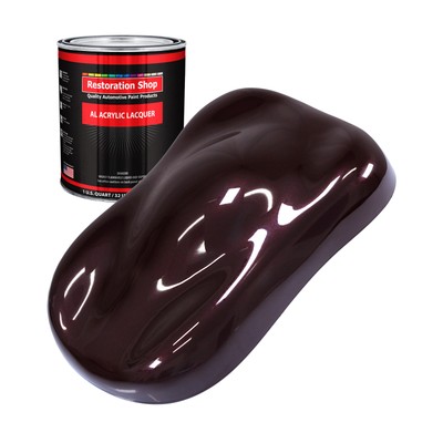 Restoration Shop Black Cherry Pearl Acrylic Lacquer Quart Auto Paint ...