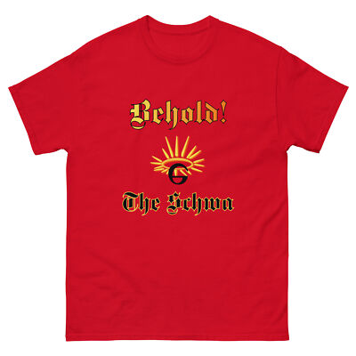 "Behold the Schwa" Classic tee Linguistics Phonology Font Vowels Syntax ...