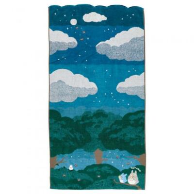 Studio Ghibli My Neighbor Totoro Bath Towel Moonlit Night Japan import ...