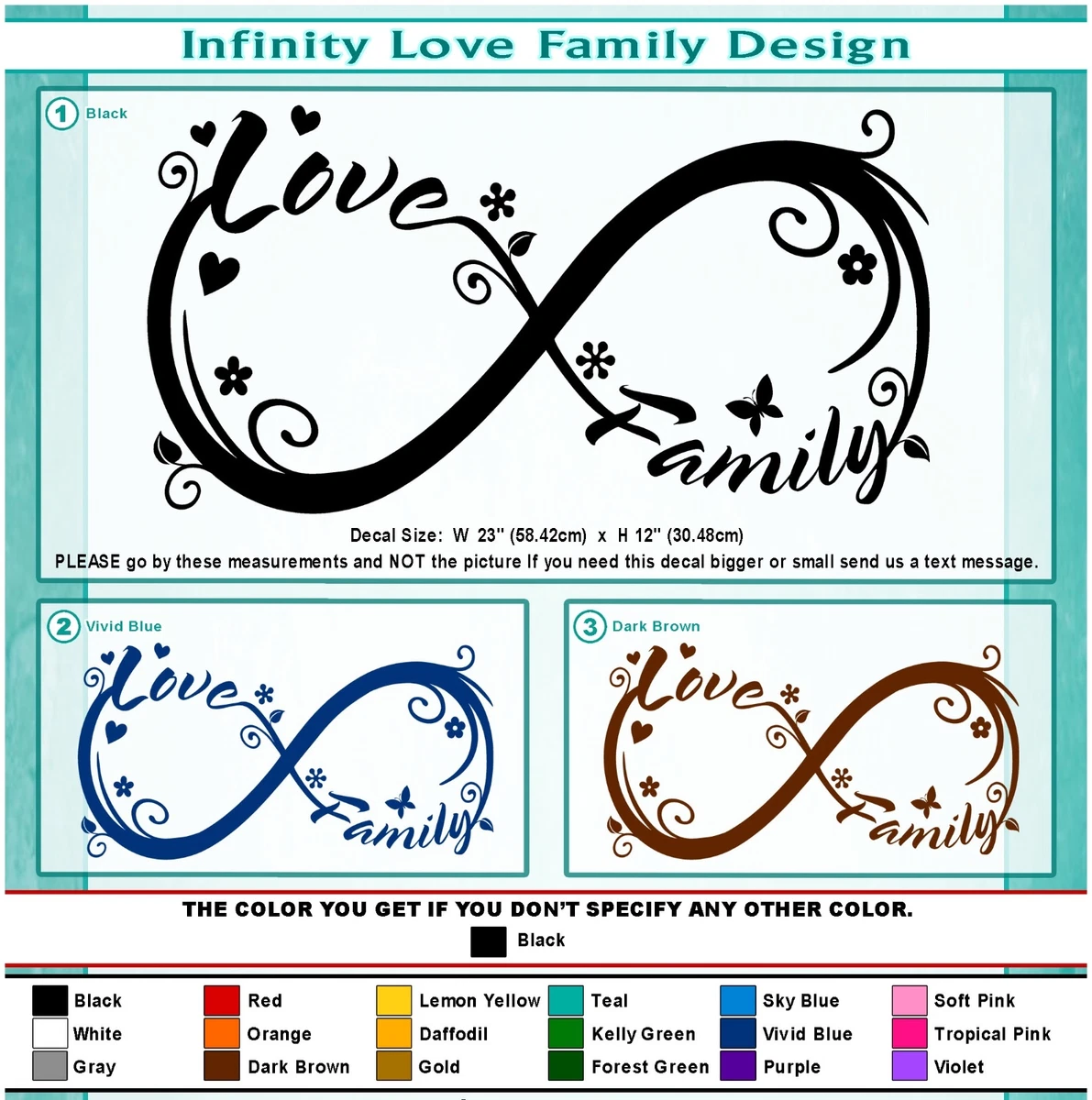 Infinity Symbol With Hearts 3
