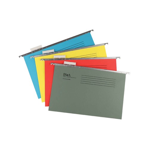 Stat Index And Inserts Suspension File Foolscap Assorted 20pk High ...