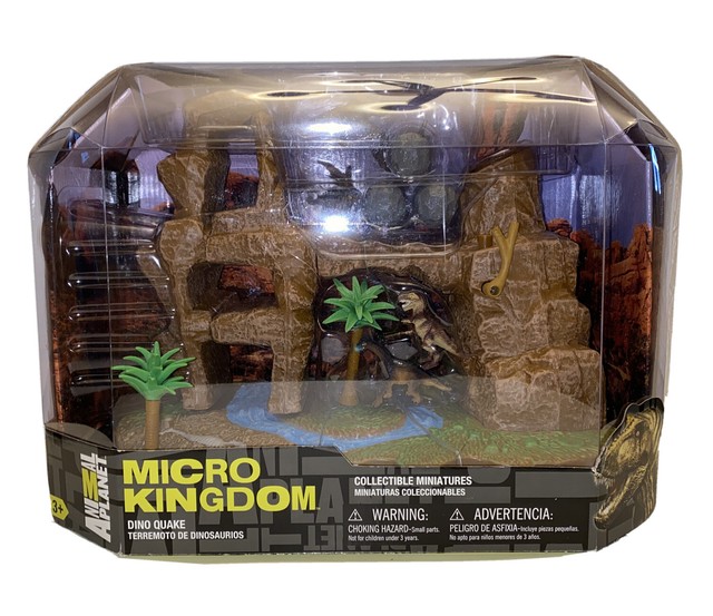 Animal Planet Micro Kingdom Dino Quake Dinosaur Figures Earthquake Toy ...