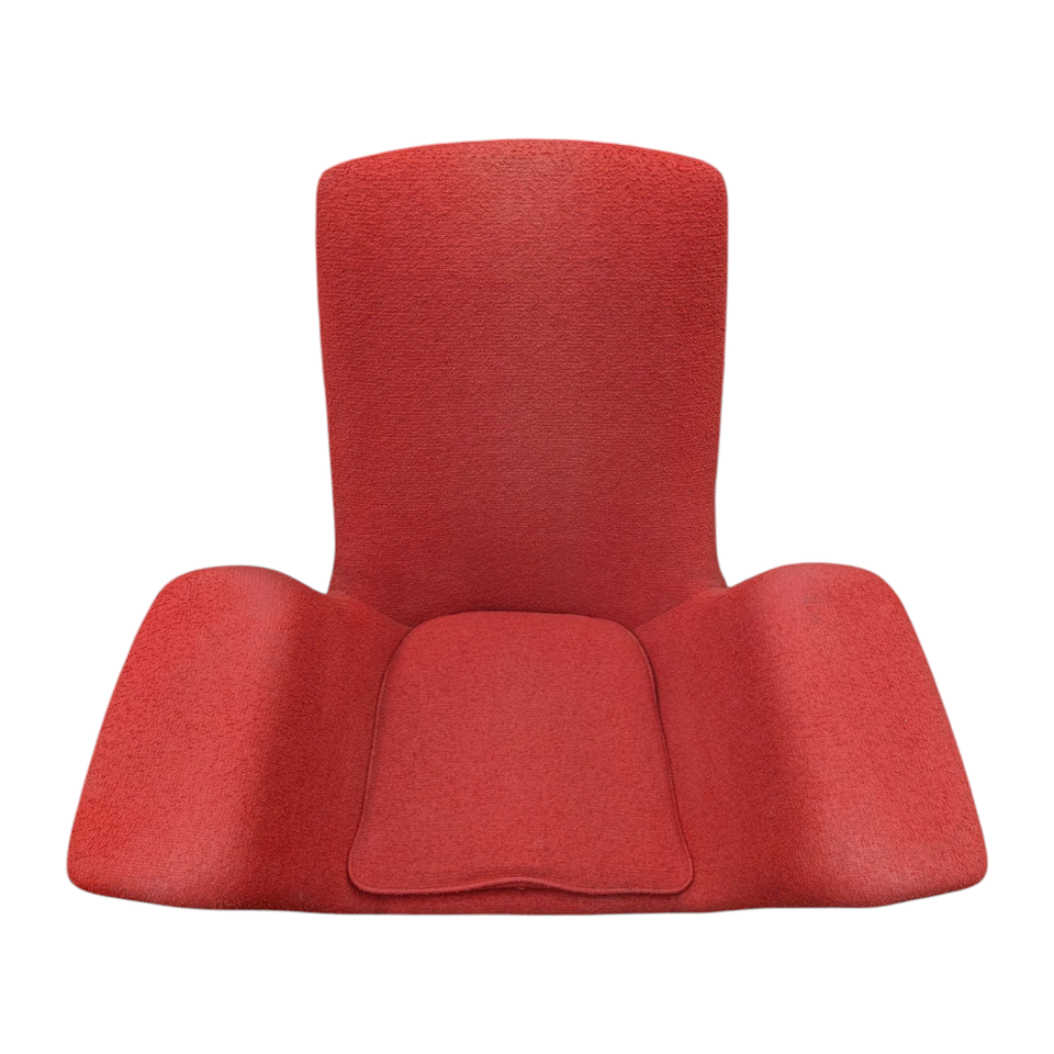 Steelcase Coalesse Red Wing Chair w/ Ottoman | eBay