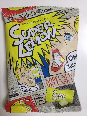 Nobel Super Lemon Candy Super Sour Lemon flavour Japan × 10 packs | eBay