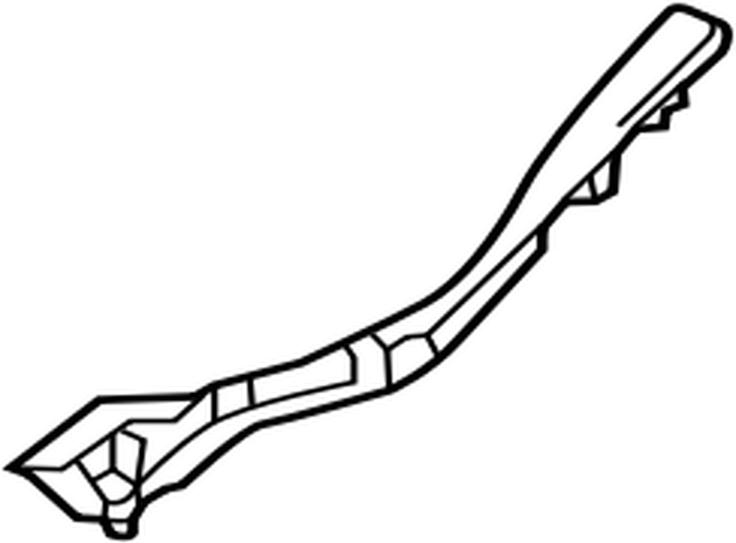 66895-3TA0A Nissan Cover-front fender, lh 668953TA0A, New Genuine OEM ...