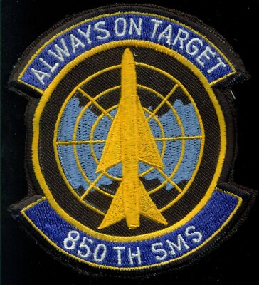 USAF 850th Strategic Missile Squadron Patch MS1 | eBay