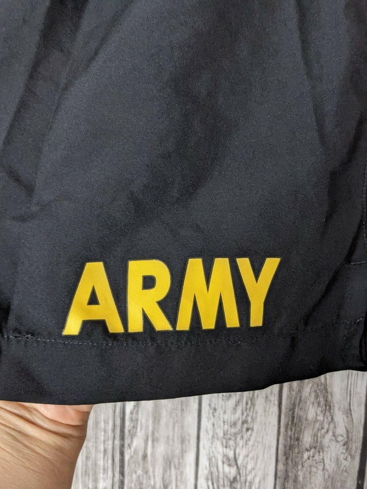 Men's Black US Army Issue Swim Trunk's Athletic Shorts Size Large | eBay