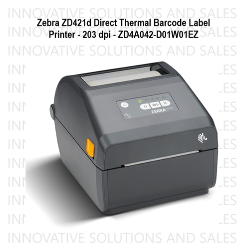 Zebra ZD421 Thermal Monochrome Label Printer - ZD4A042-D01W01EZ for ...