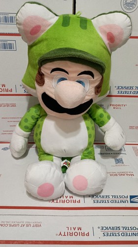Super Mario 3D World Luigi Cat Suit 24" Plush. | eBay