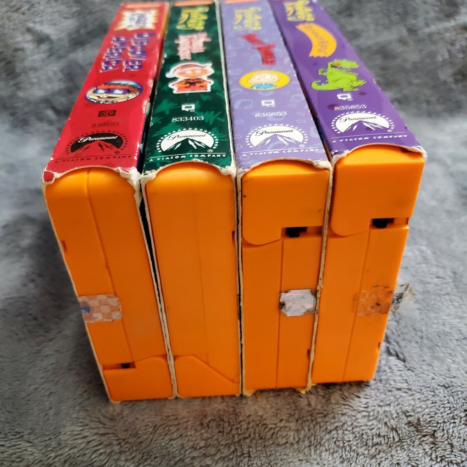 Nickelodeon Rugrats Orange Video Cassettes VHS Lot Of 4 97368368538| eBay