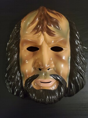 Vintage 1992 Ster Trek The Next Generation Worf Halloween Mask Rubies ...
