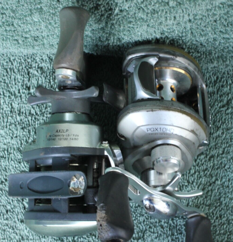 -2-Fishing Reels-Shakespeare Axiom AX2LP & Bass Pro Shops Pro Qualifier ...
