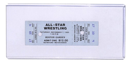 WWF Randy Savage v Ricky Steamboat TAPING wrestling ticket stub BOSTON ...