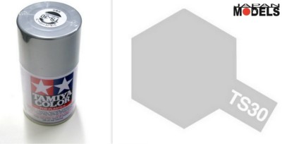 Tamiya TS-30 TS30 TS 30 SILVER LEAF Bomboletta Vernice Spray 100ml ...