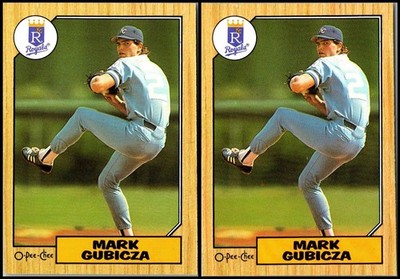 1987 O-Pee-Chee Mark Gubicza (2) Card Lot - Almost Gone – Get Yours ...