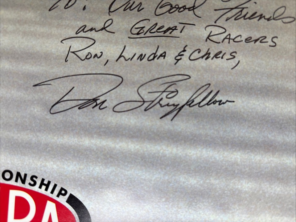 Don Schumacher Signed Drag Racing NHRA Poster GMC Cyclone LSR Truck ...