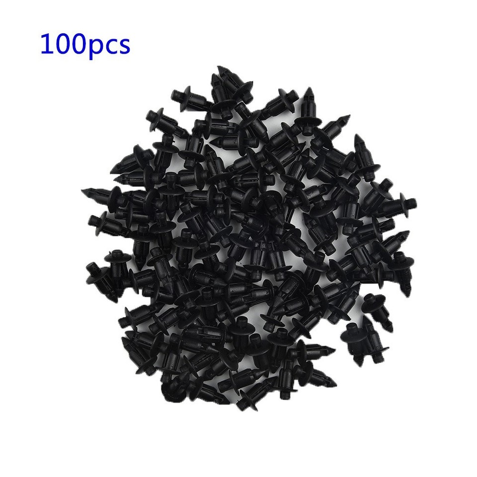 High Quality Car Car Rivets Set Kit Pin Panel Plastic Push Black Clips ...